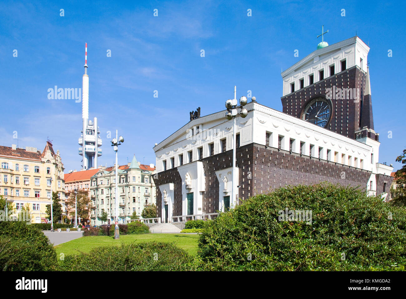 Church of the Most Sacred Heart of Our Lord, Prague, Czech republic ...
