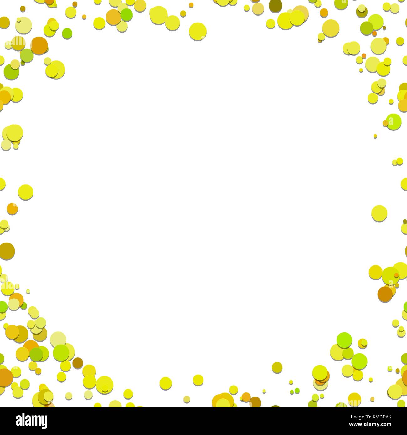 Color chaotic dot background - vector graphic from dots with shadow ...