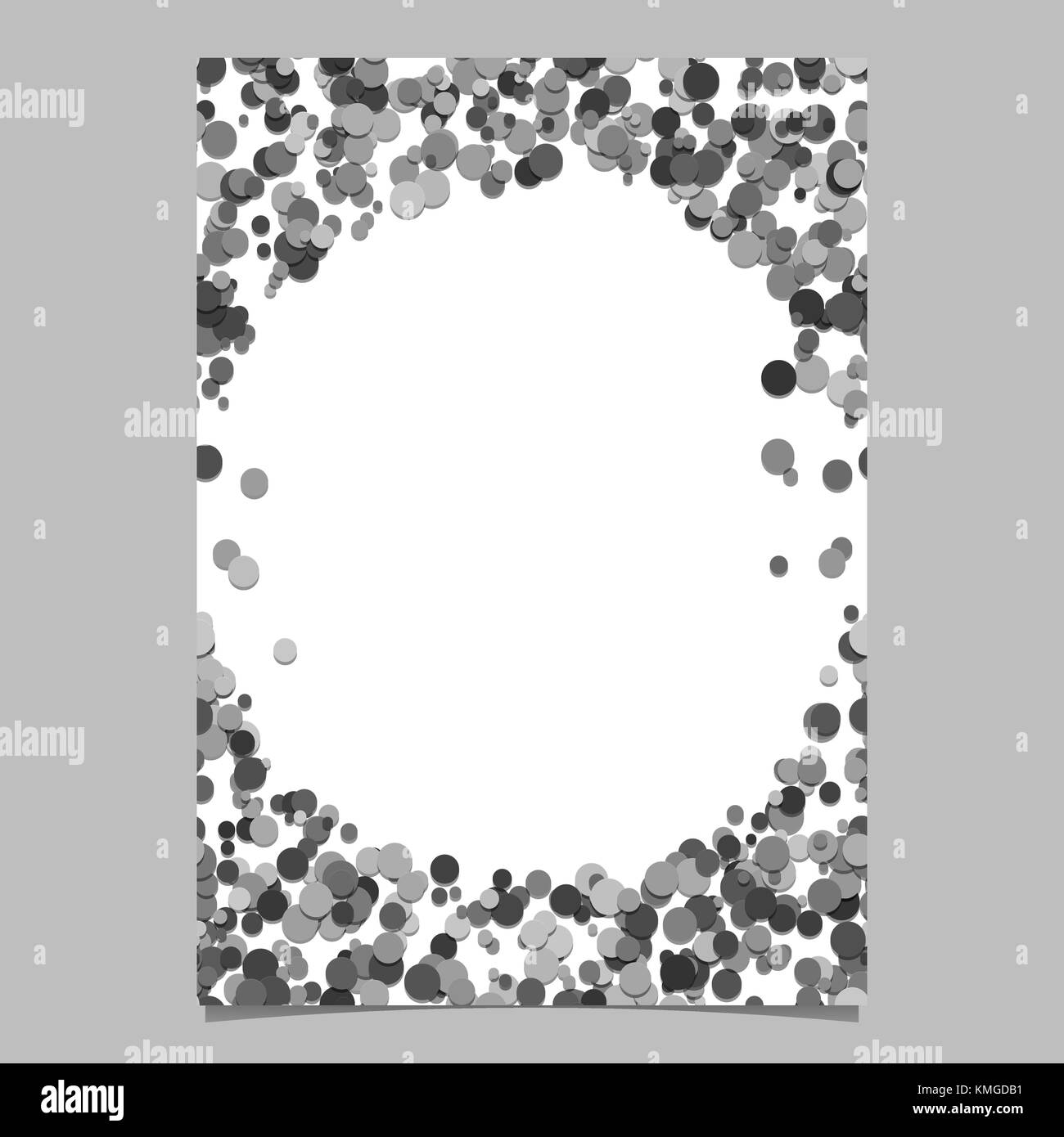 Geometrical chaotic dot pattern page background template - vector ...