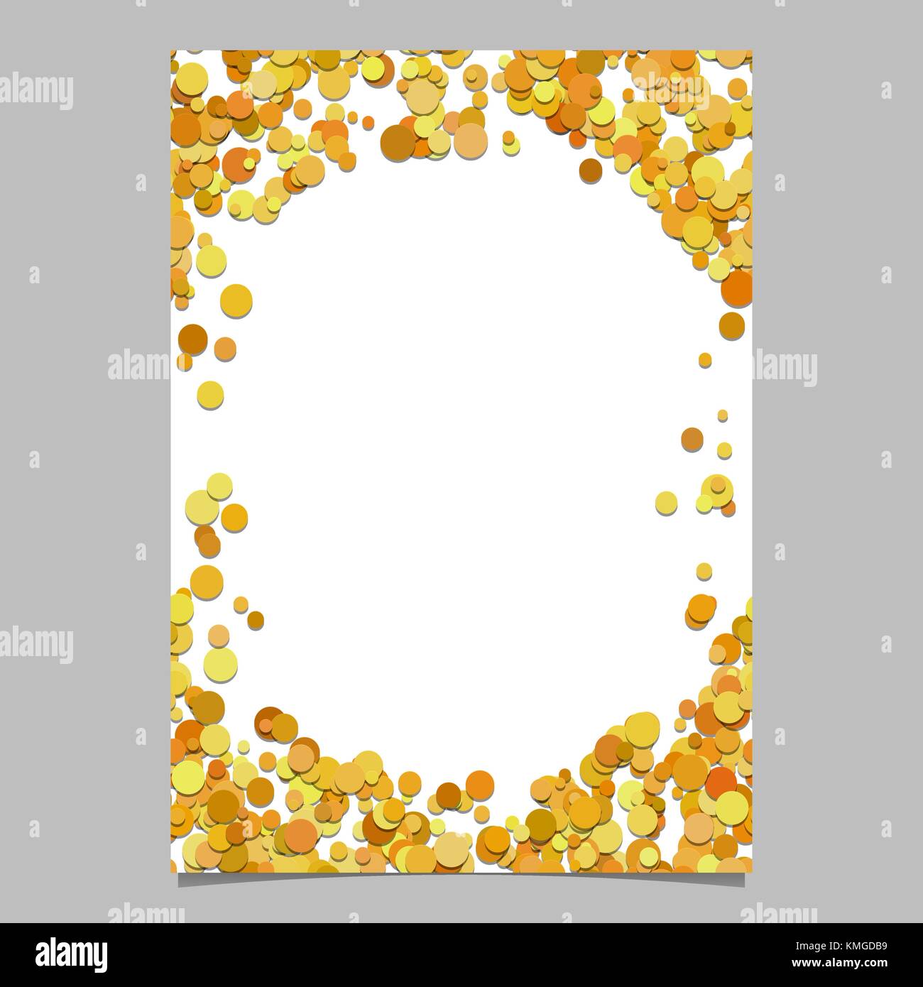 Geometrical chaotic dot pattern brochure background template - trendy ...