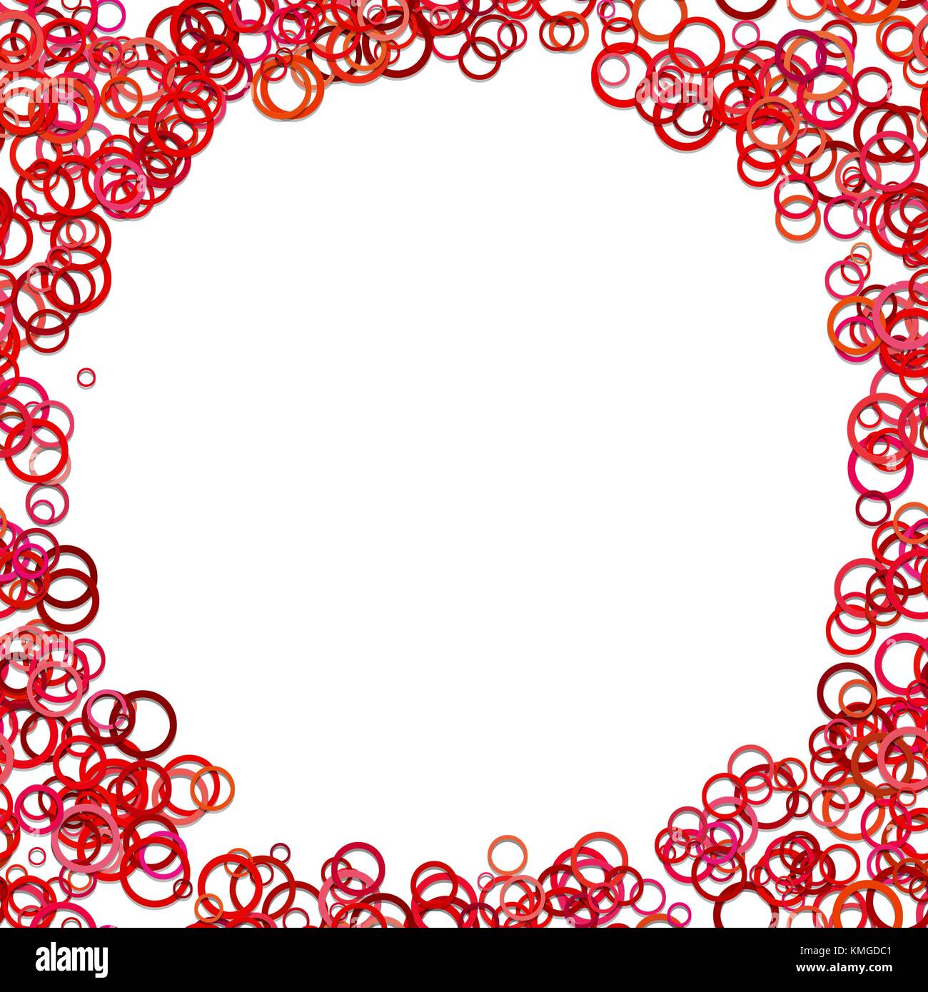 Color random circle background - trendy vector graphic design from red ...