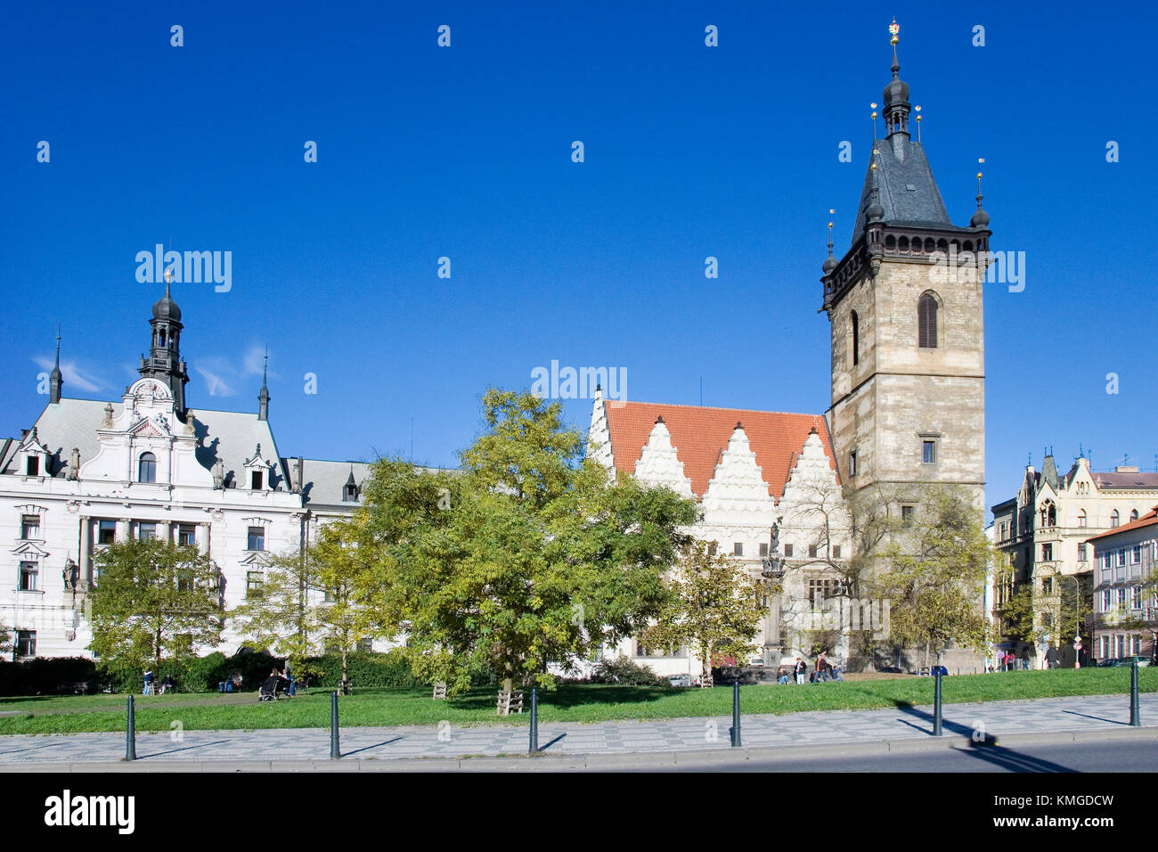 Charles square new town hall hi-res stock photography and images - Alamy