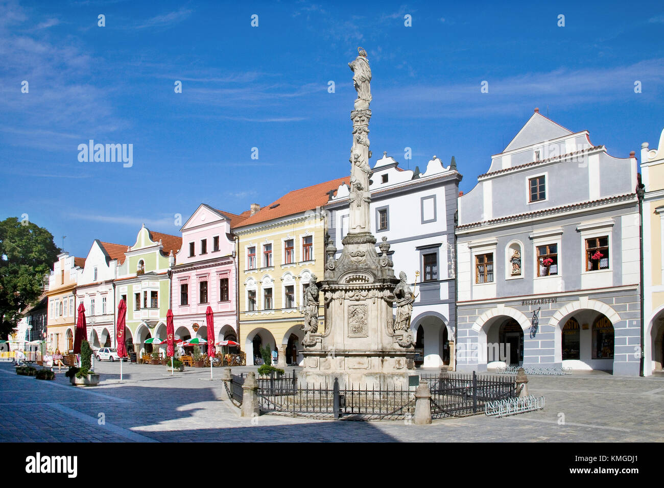 TREBON, CZECH REPUBLIC - circa SEP 2012 - renaissance town Trebon ...