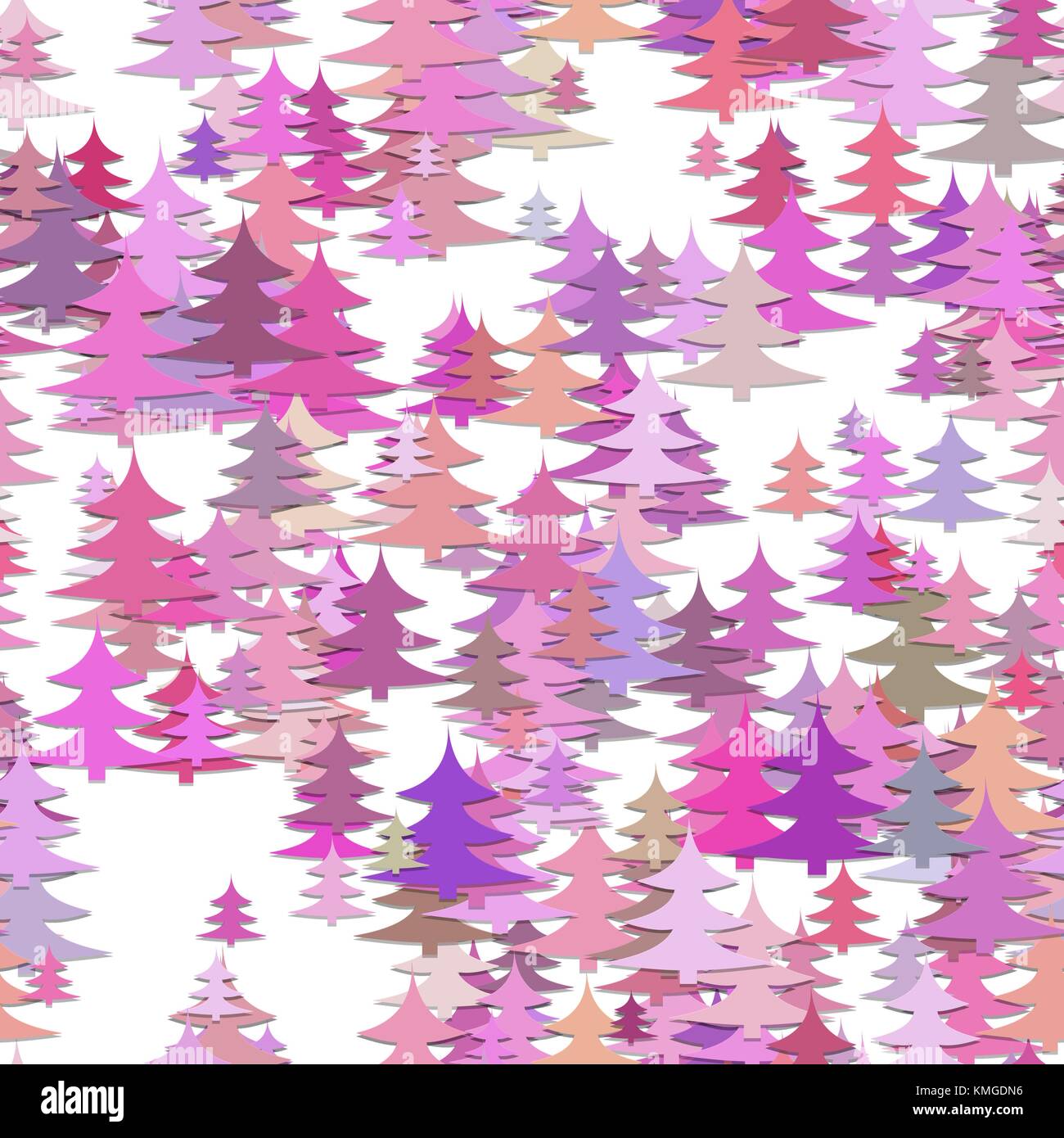 Seamless abstract chaotic pine tree background - holiday vector ...
