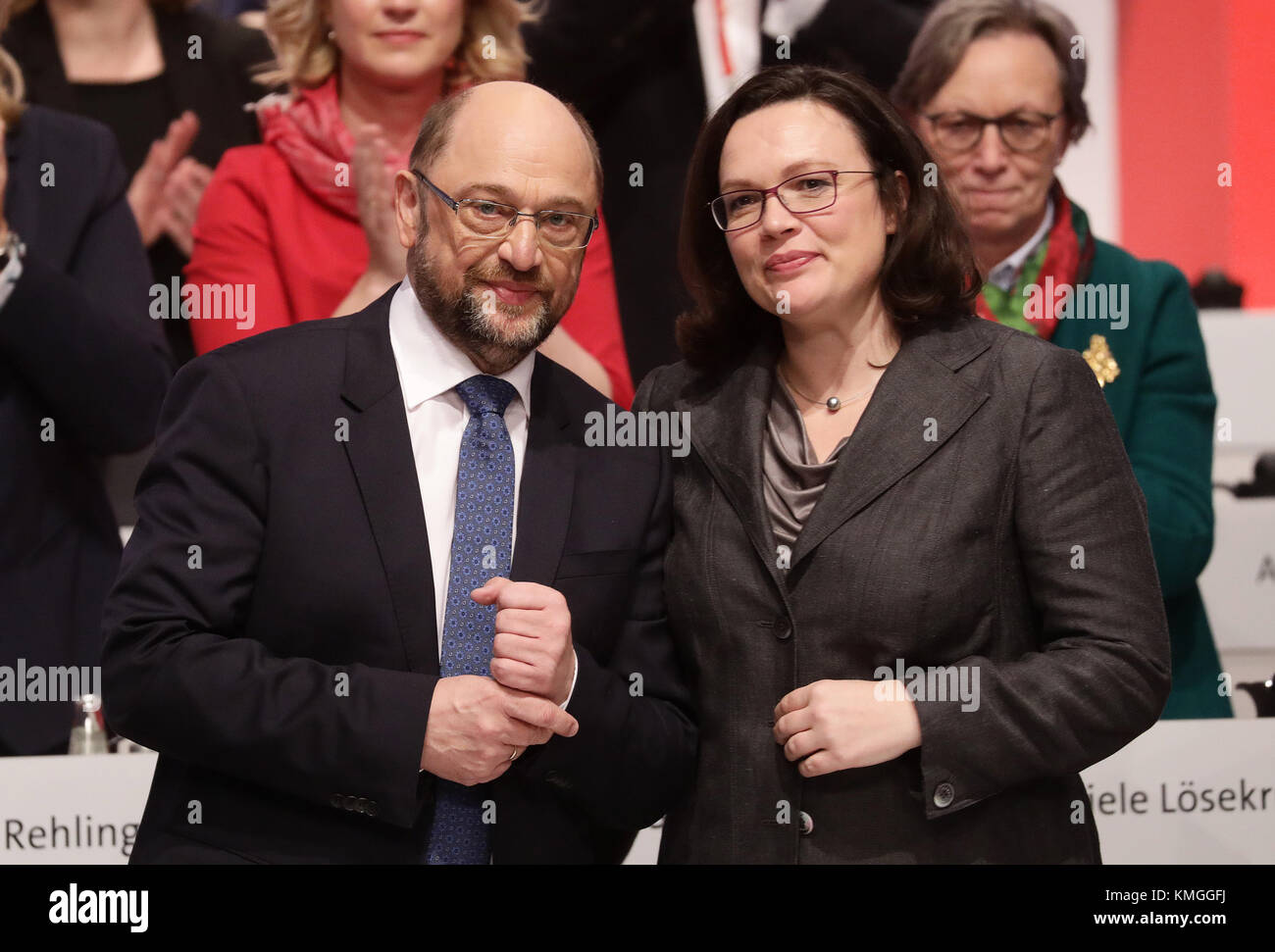 Berlin, Germany. 7th Dec, 2017. Chairman of the German Social ...