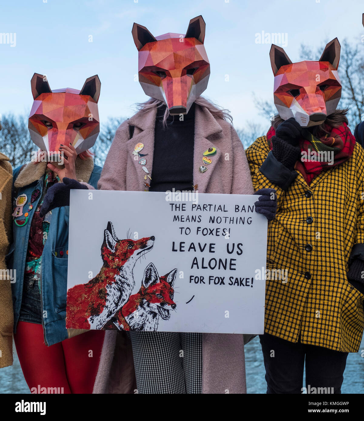 Anti fox hunting campaigners hi-res stock photography and images - Alamy