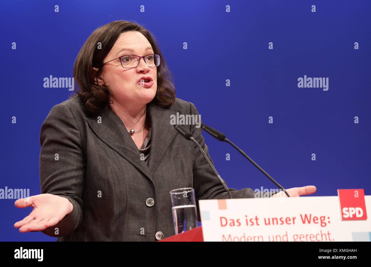 Berlin, Germany. 7th Dec, 2017. faction leader of the German Social ...