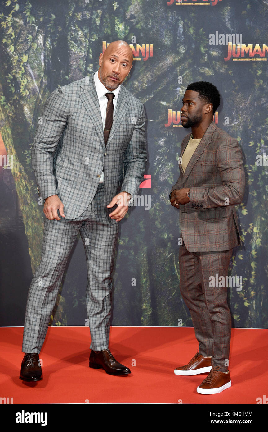 Berlin, Germany. 06th Dec, 2017. Dwayne Johnson and Kevin Hart attend ...