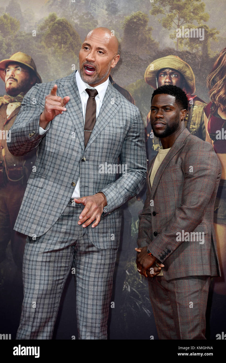 Berlin, Germany. 06th Dec, 2017. Dwayne Johnson and Kevin Hart attend ...