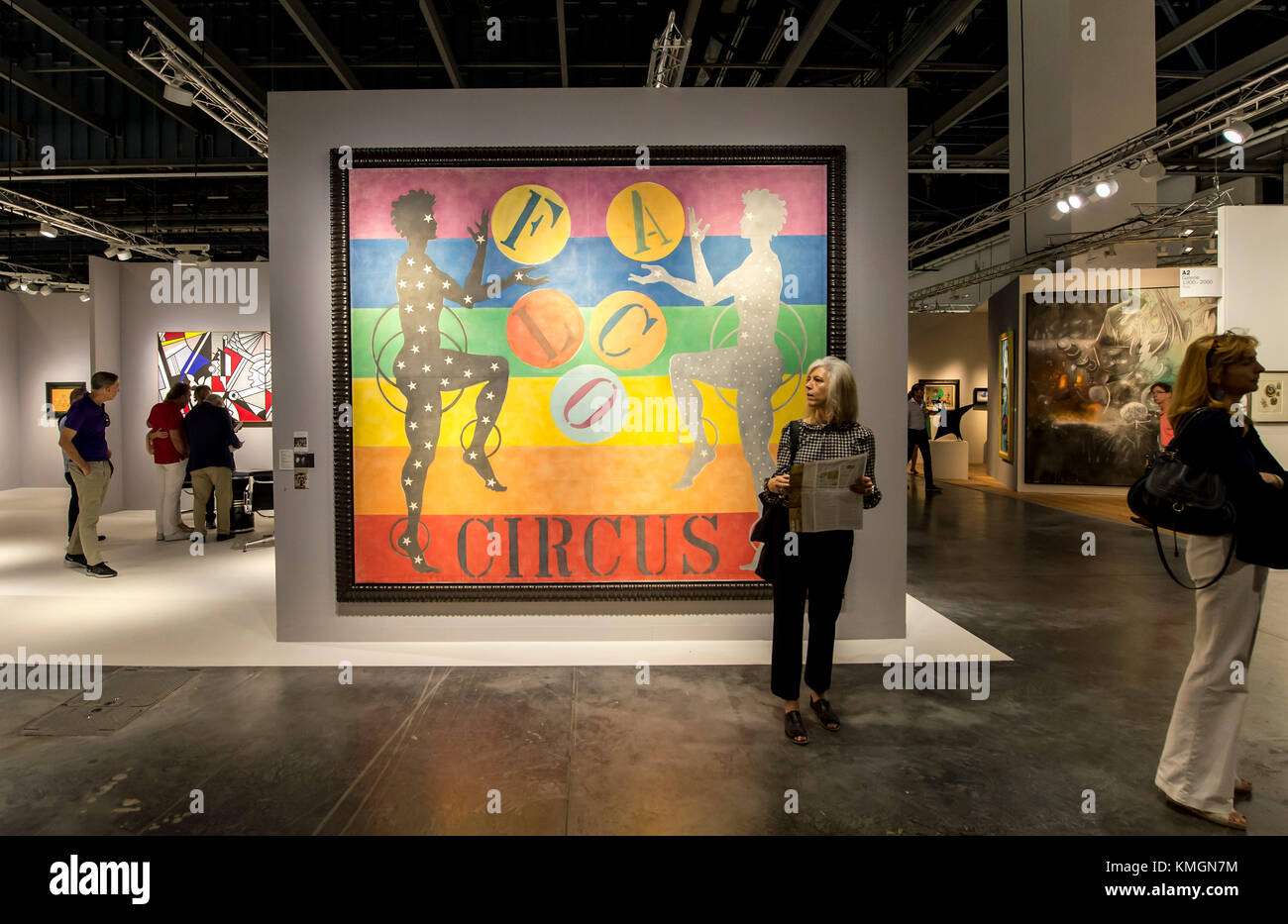 Miami Beach, Florida, USA. 07th Dec, 2017. 'Circus' by Robert Indiana ...