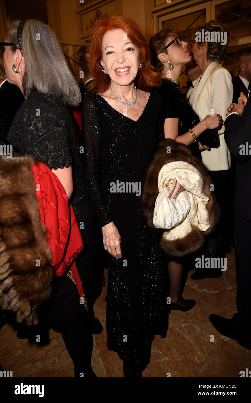Milan, Italy. 08th Dec, 2017. Milan, Prima Teatro Alla Scala In the ...