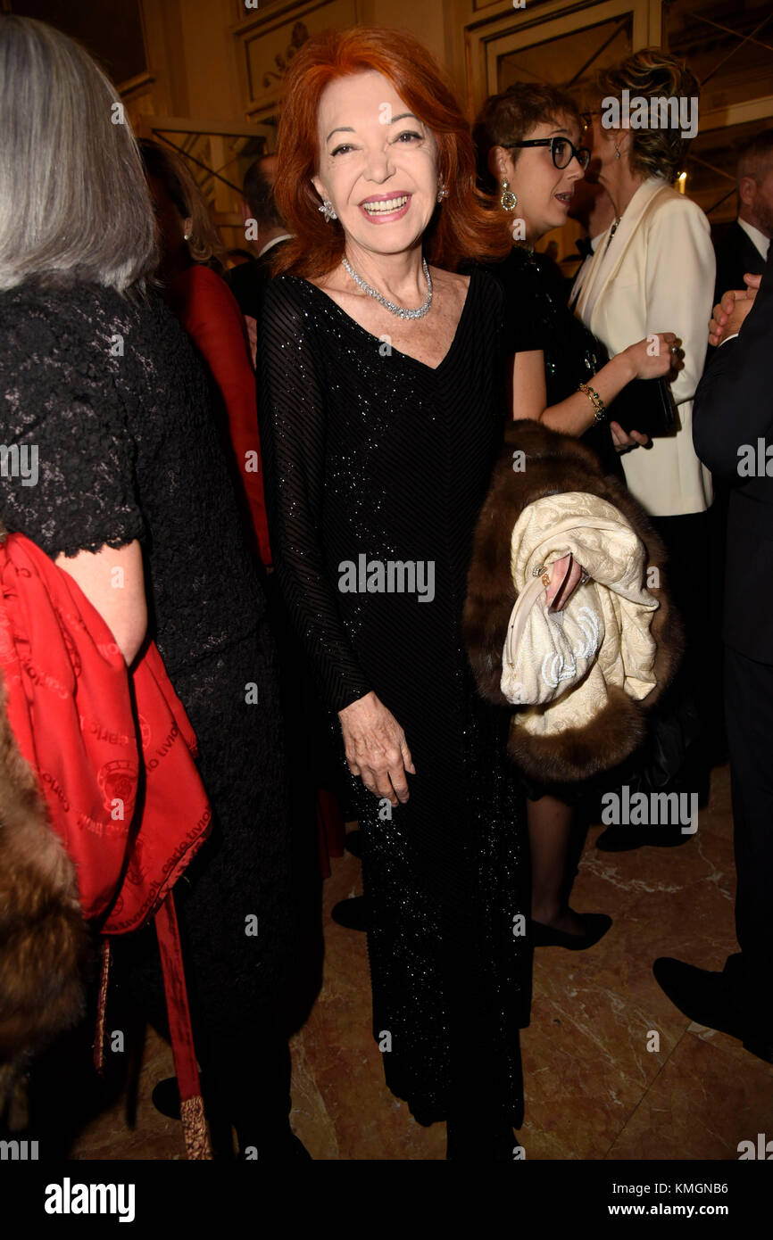 Milan, Italy. 08th Dec, 2017. Milan, Prima Teatro Alla Scala In the ...