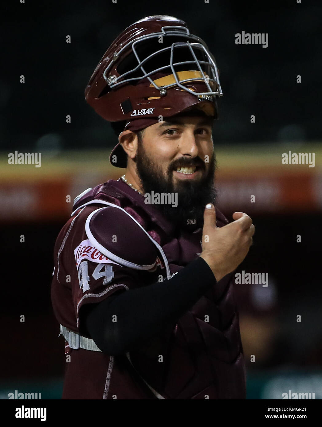 Hermosillo, Mexico. 07th Dec, 2017. Baseball game of the Mexican League ...