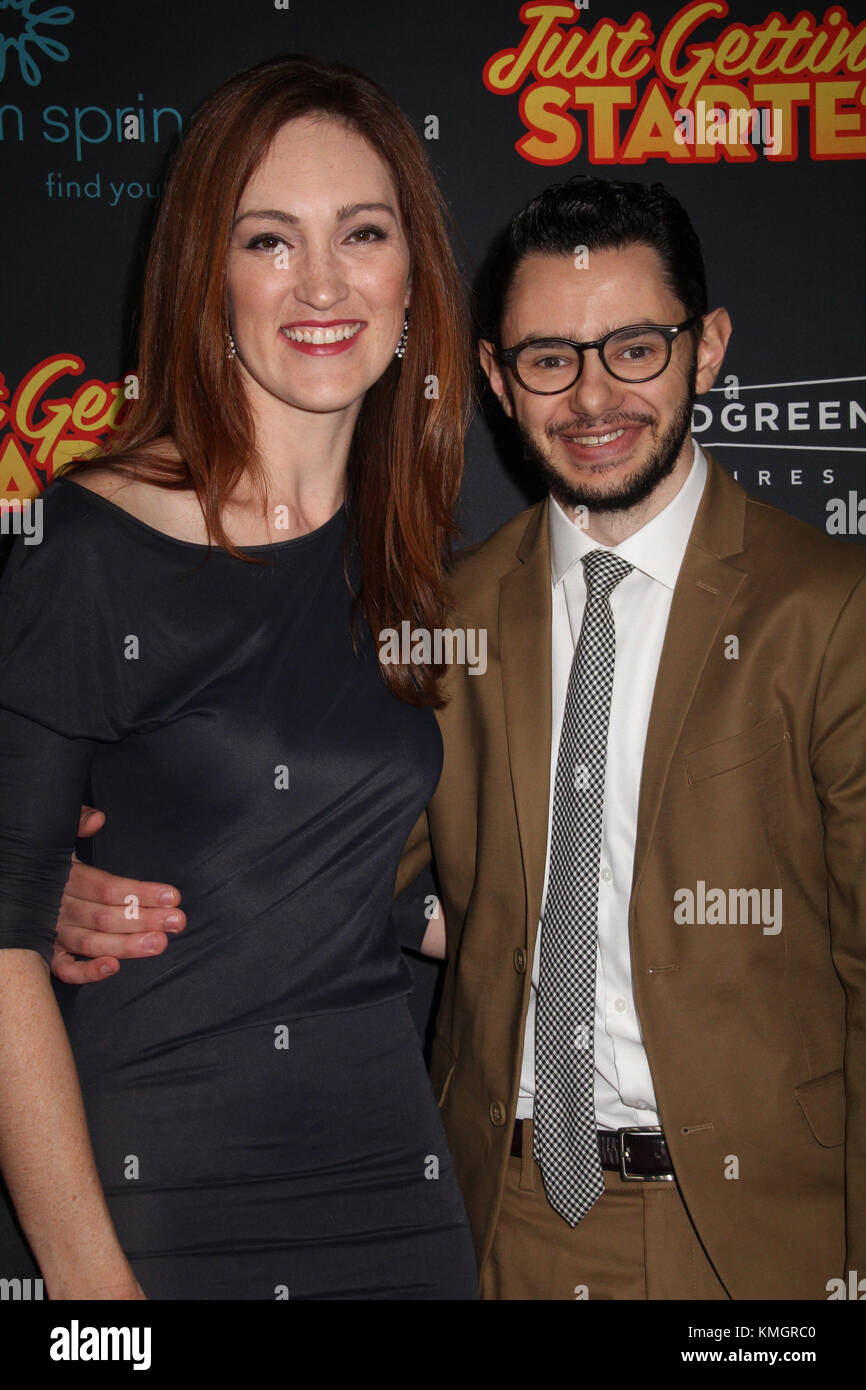 Kristen Rakes, Nick Peine 12/07/2017 The Los Angeles Premiere of "Just ...