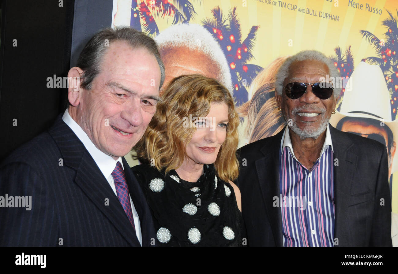 Los Angeles, USA. 07th Dec, 2017. (L-R) Actor Tommy Lee Jones, actress ...