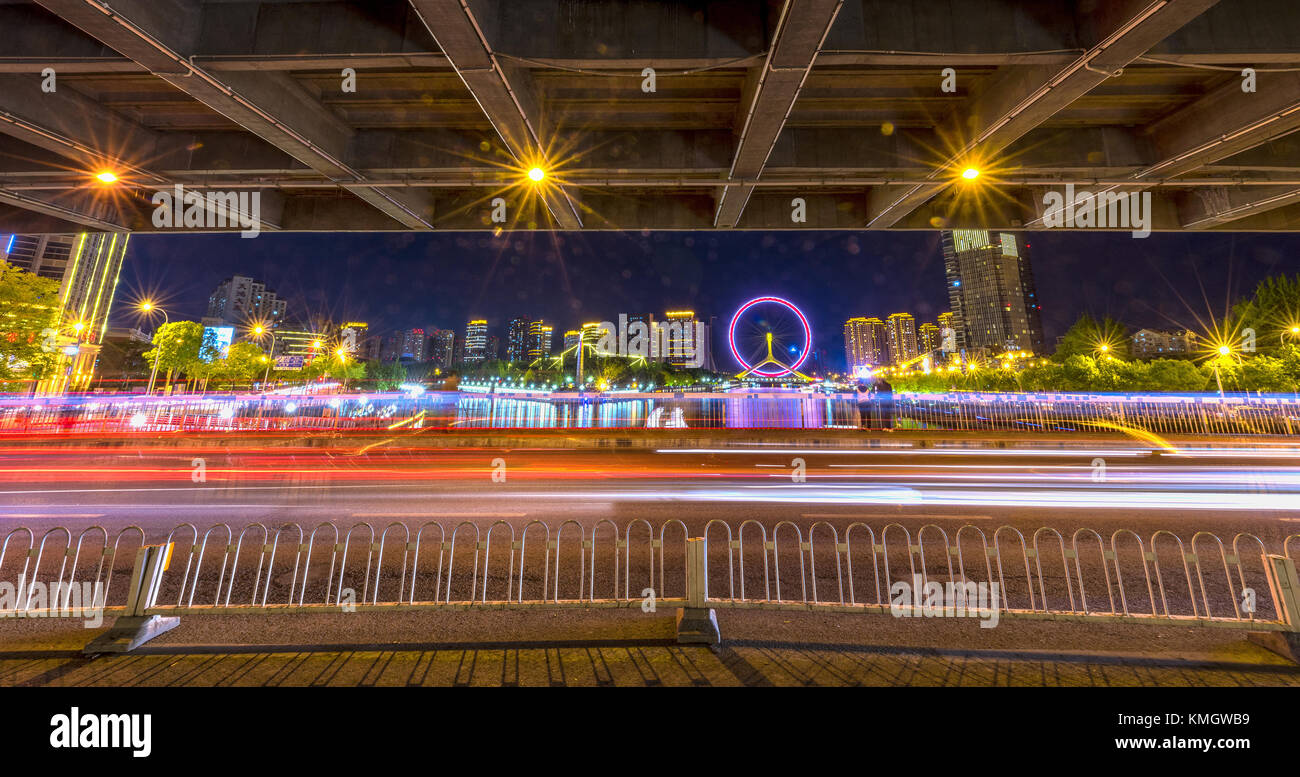 Tianjin, Tianjin, China. 8th Dec, 2017. The Tianjin Eye is a 120-metre ...
