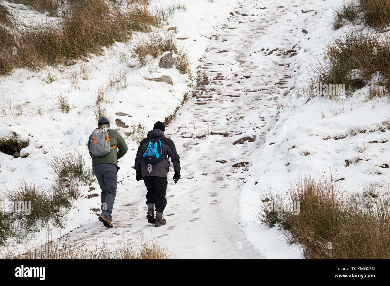 Storey Arms, Brecon Beacons, South Wales, UK. 8 December 2017. Heavy ...
