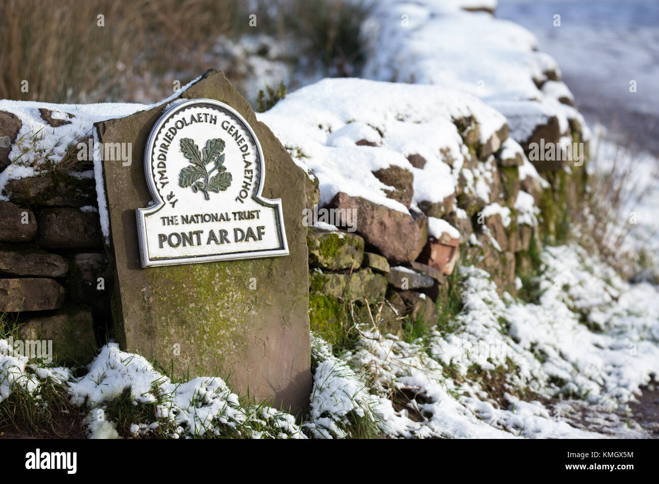 Storey Arms, Brecon Beacons, South Wales, UK. 8 December 2017. Heavy ...