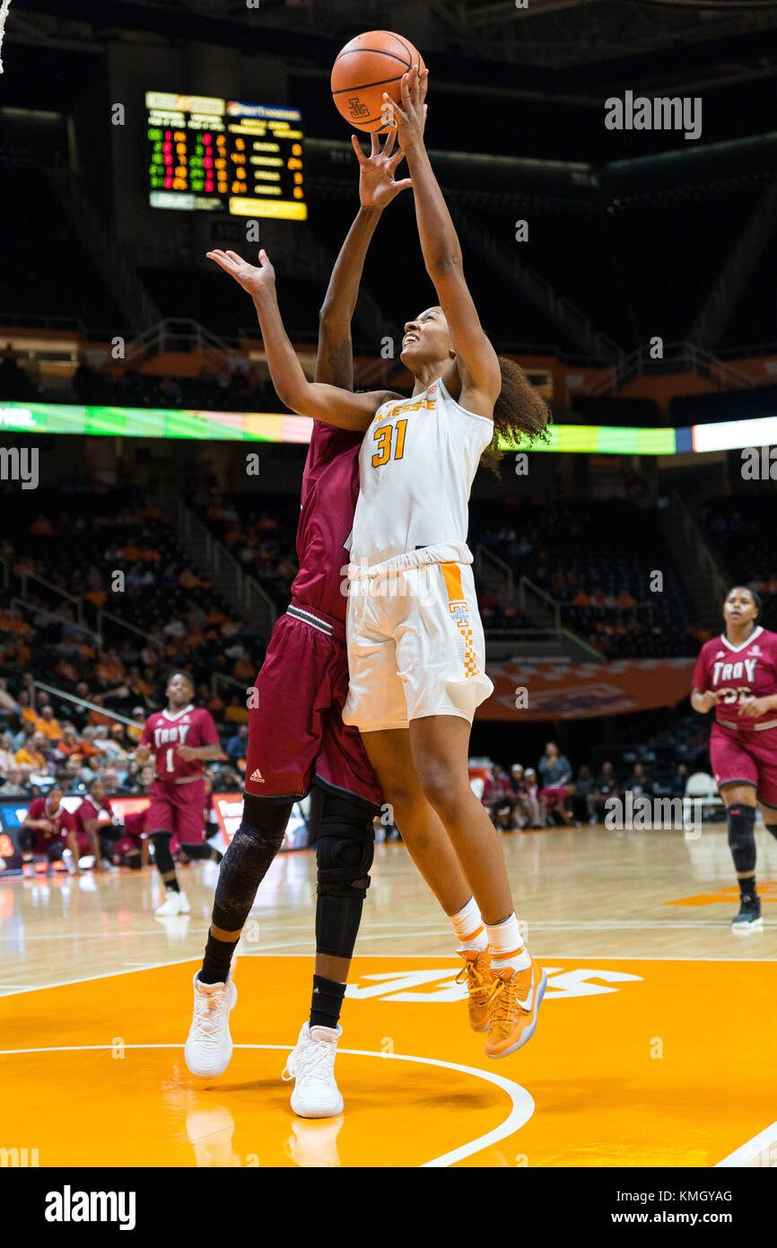 December 6, 2017: Jaime Nared #31 of the Tennessee Lady Volunteers ...