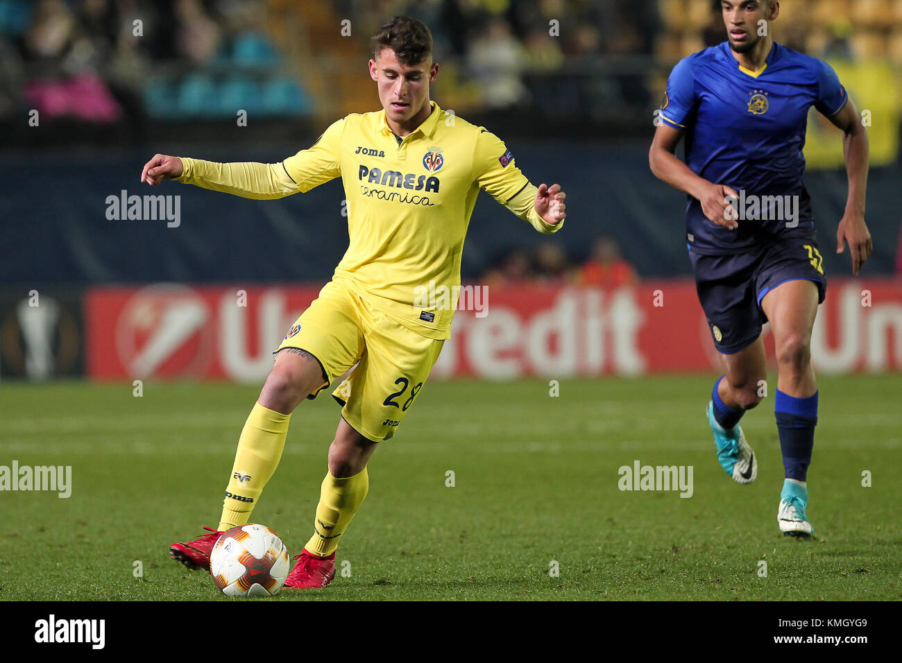Villarreal, Spain. 07th Dec, 2017. Daniel Raba during the UEFA Europa ...