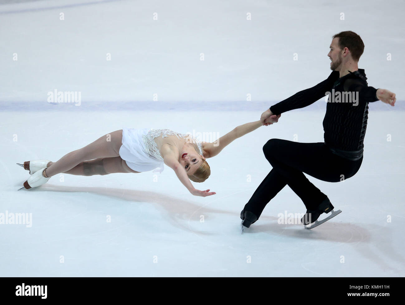 Zagreb, Croatia. 8th Dec, 2017. Tarah Kayne (L) and Danny O Shea of the ...