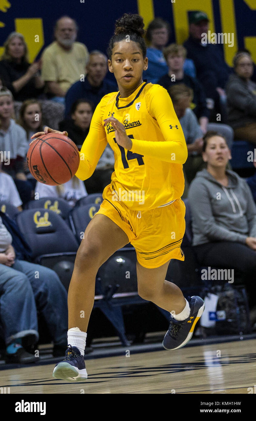 Dec 07 2017 Berkeley CA U.S.A.California guard Kianna Smith (14) game ...