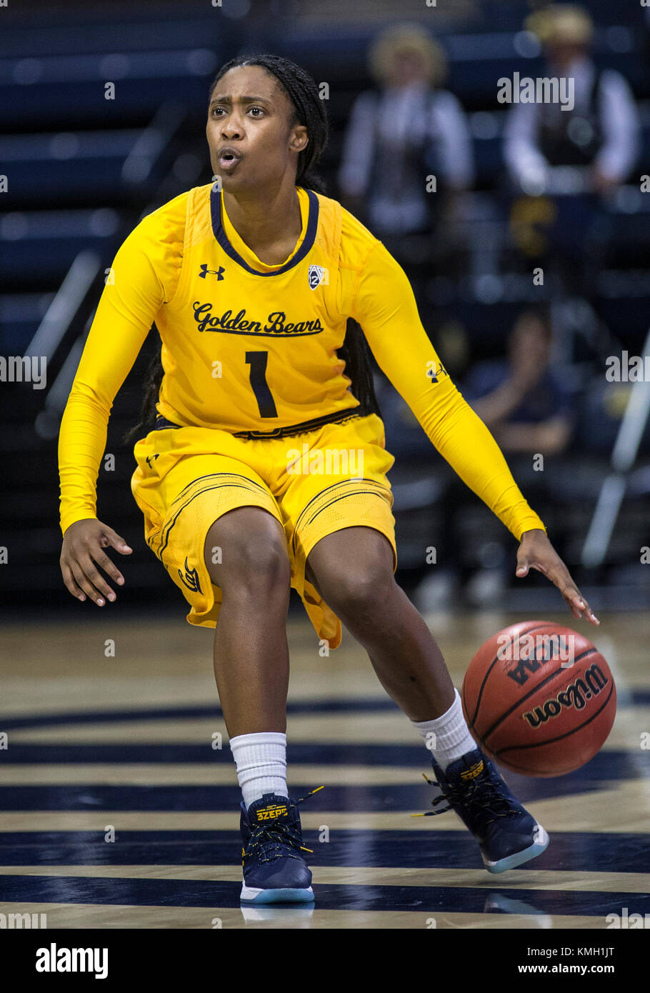 Dec 07 2017 Berkeley CA U.S.A. California guard Asha Thomas (1) scored ...