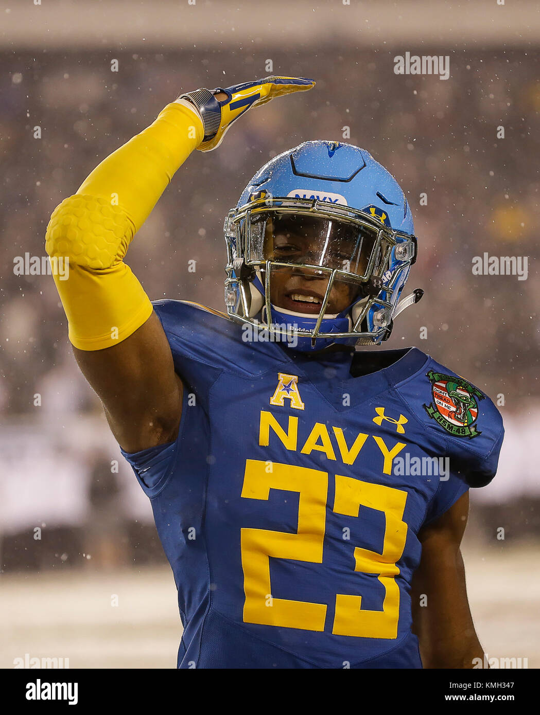 Philadelphia, Pennsylvania, USA. 9th Dec, 2017. Navy S #23 Cameron ...