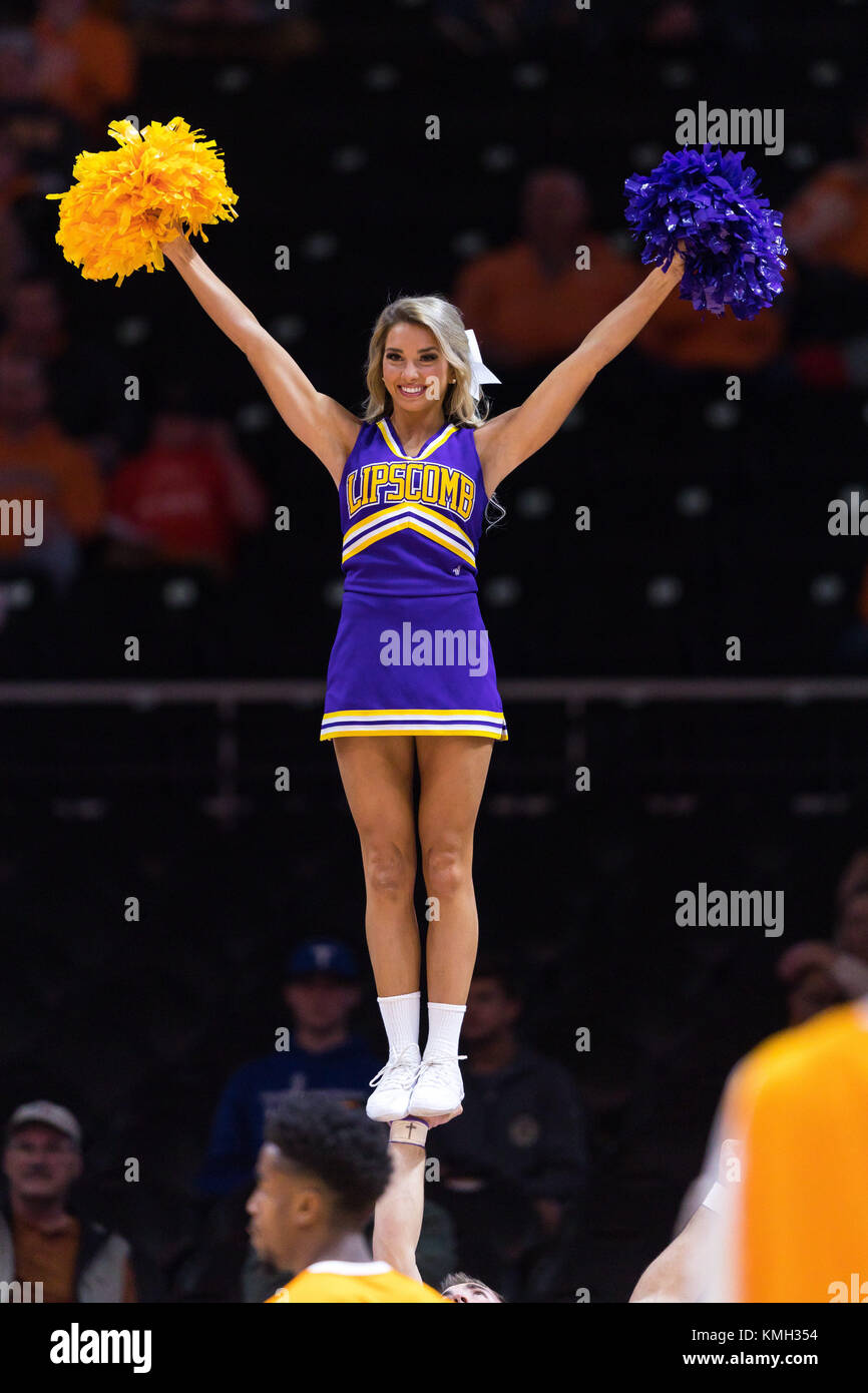December 9, 2017: Lipscomb Bisons cheerleader during the NCAA ...