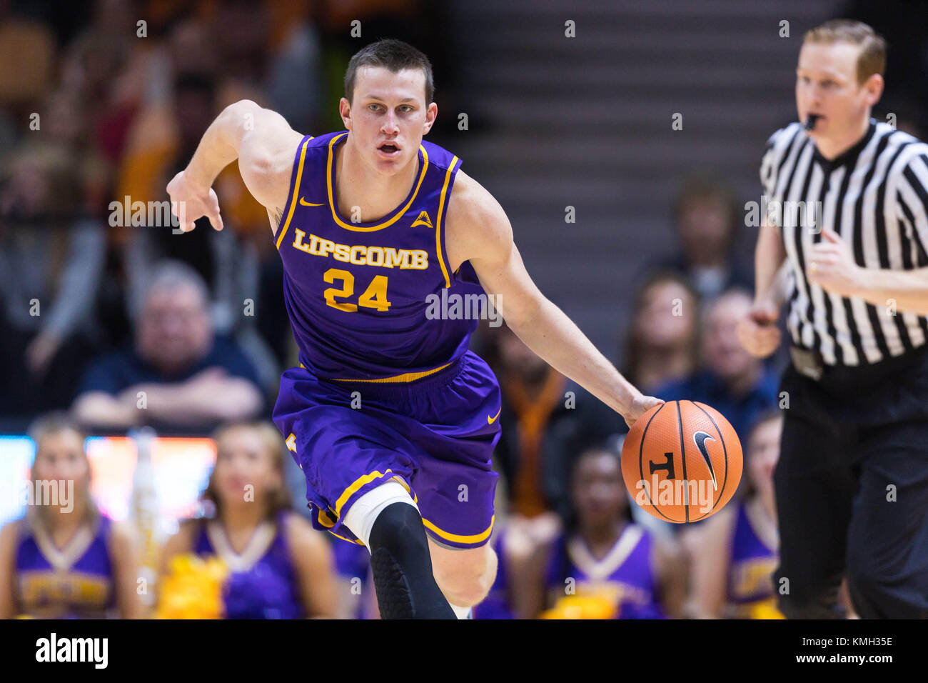 December 9, 2017: Garrison Mathews #24 of the Lipscomb Bisons brings ...