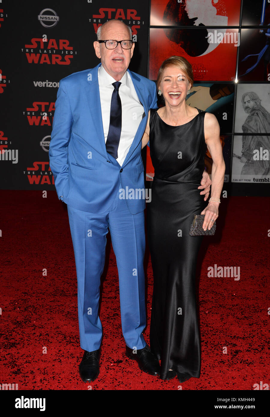 LOS ANGELES, CA. December 09, 2017: Frank Oz & Victoria Labalme at the ...