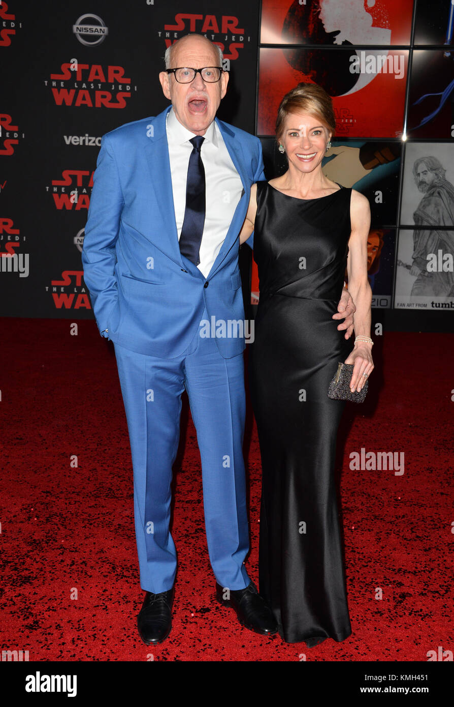 LOS ANGELES, CA. December 09, 2017: Frank Oz & Victoria Labalme at the ...