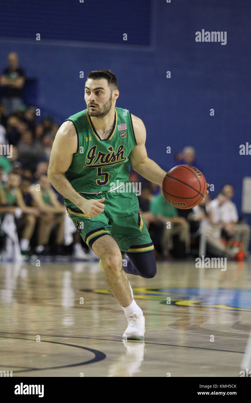 Newark, DE, USA. 9th Dec, 2017. Notre Dame Fighting Irish guard Matt ...
