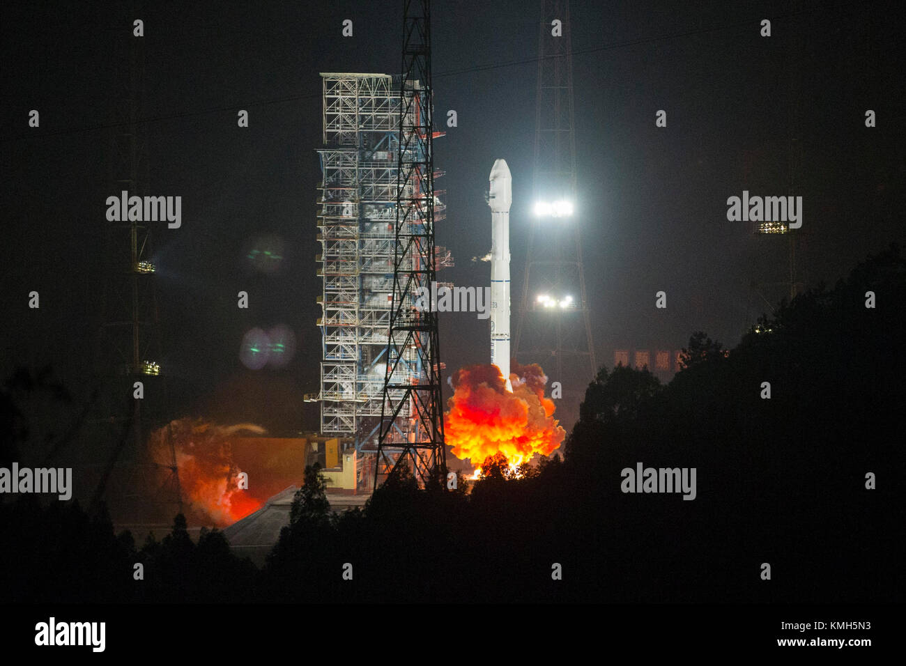 Xichang, Xichang Satellite Launch Center in the southwestern province ...