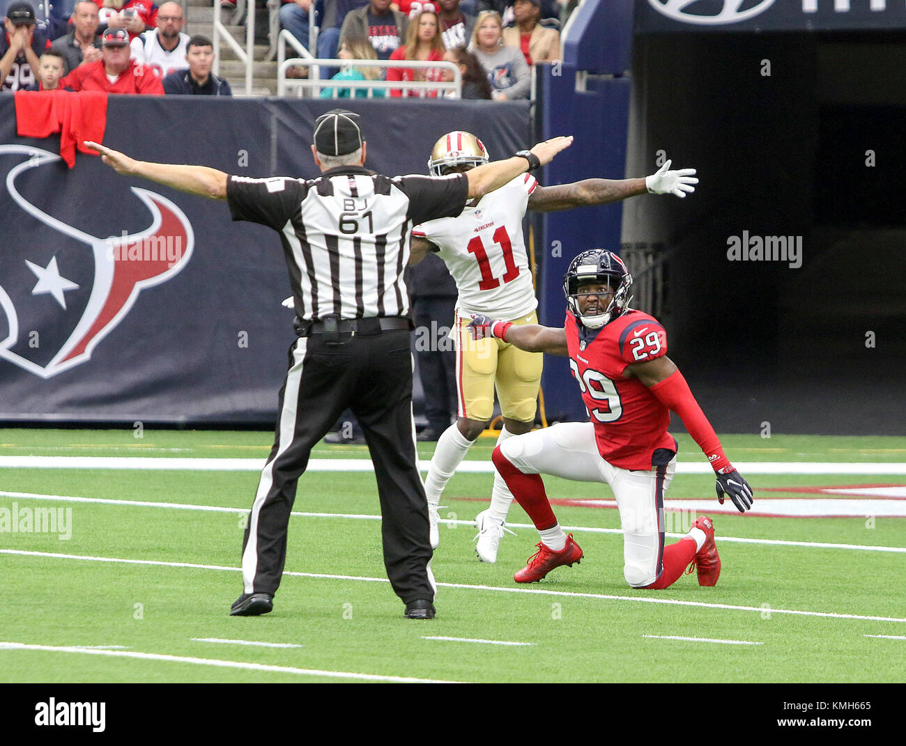Houston, TX, USA. 10th Dec, 2017. Houston Texans free safety Andre Hal ...
