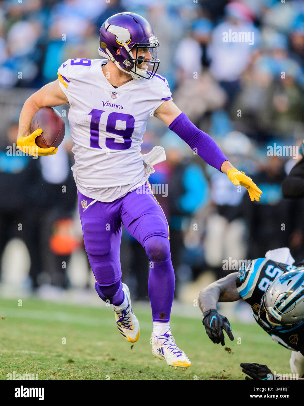 Charlotte, USA. 10th Dec, 2017. Minnesota Vikings wide receiver Adam ...