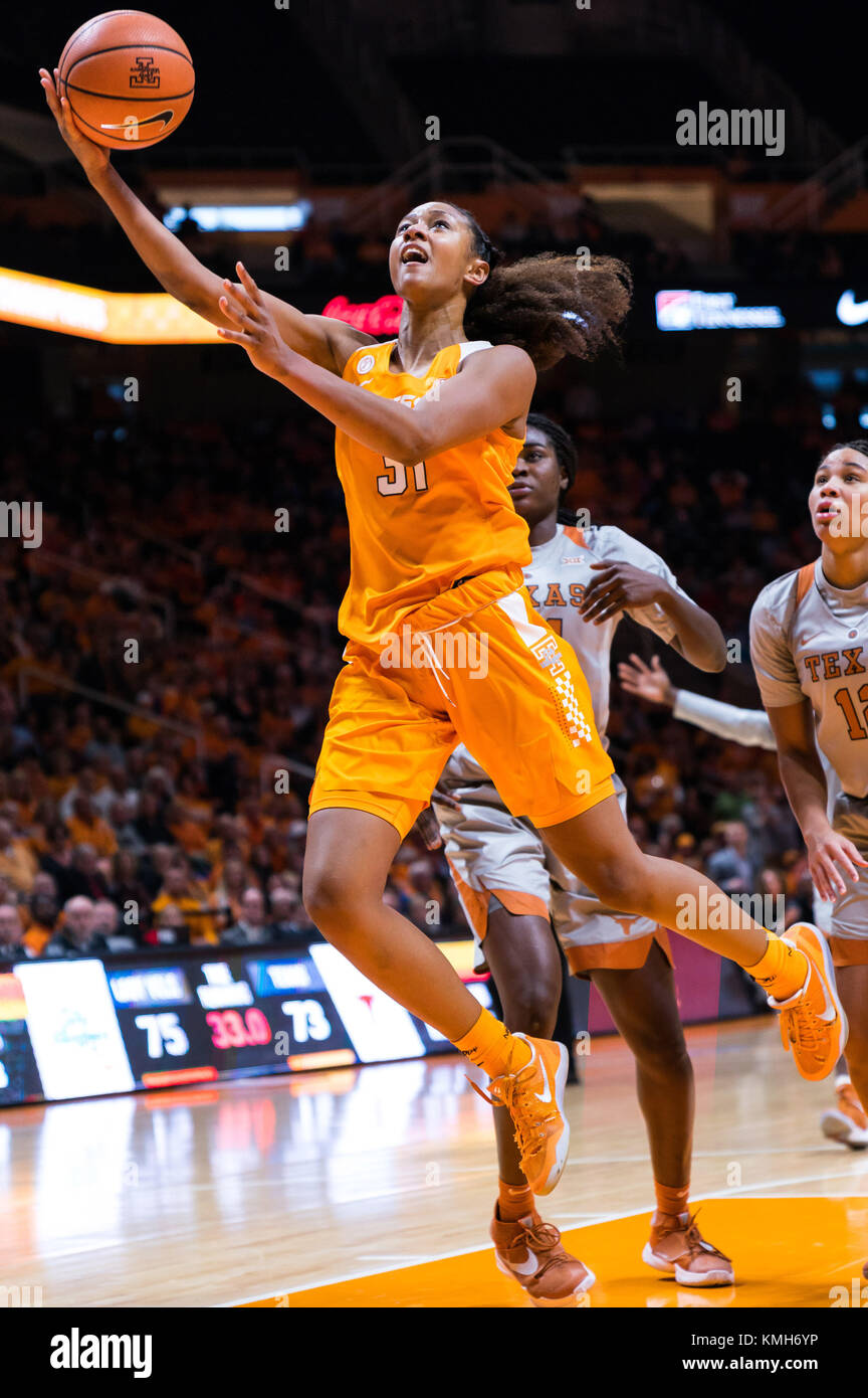 Knoxville, USA. 10th Dec, 2017. Jaime Nared #31 of the Tennessee Lady ...