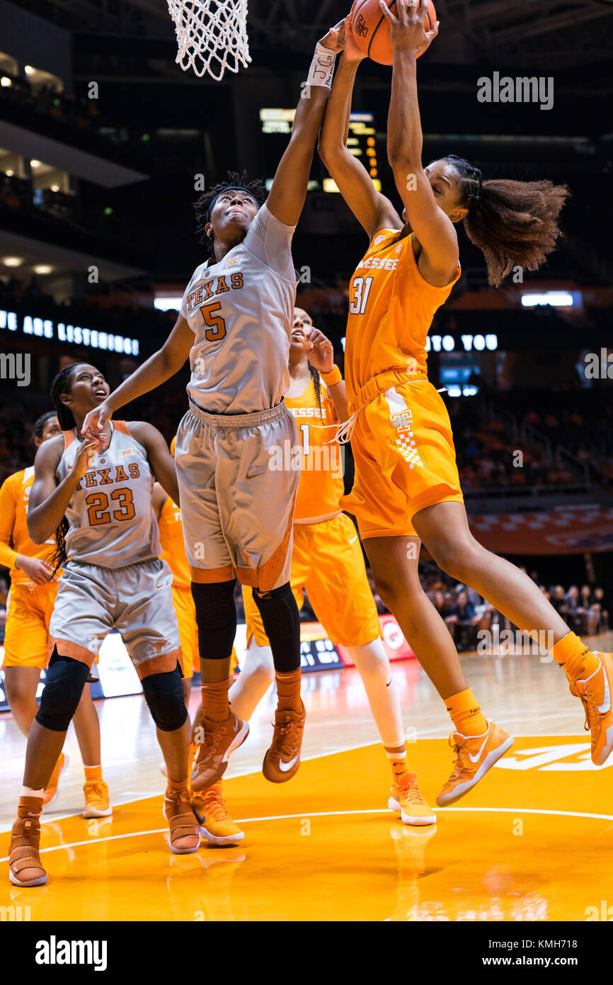 Knoxville, USA. 10th Dec, 2017. Jaime Nared #31 of the Tennessee Lady ...
