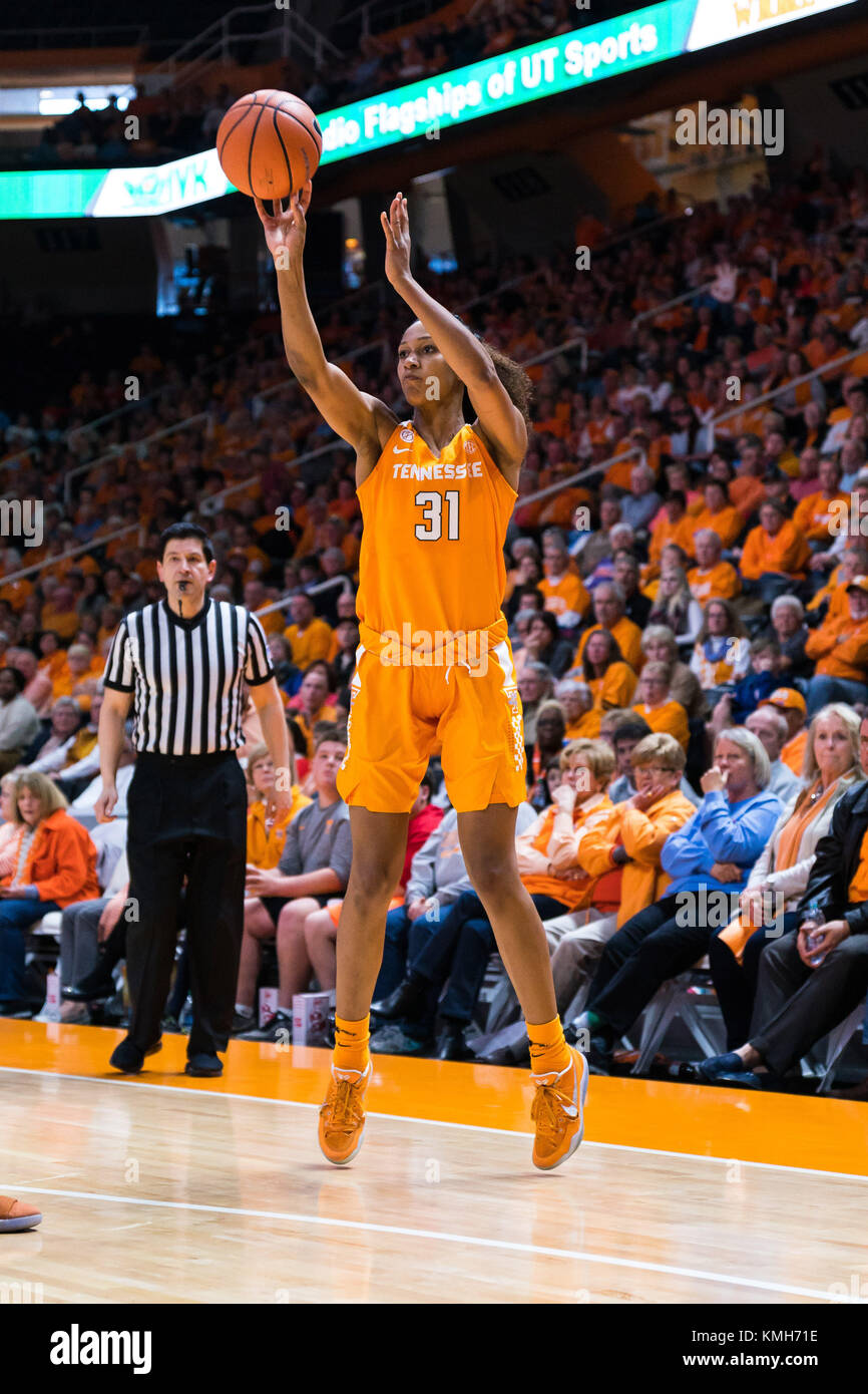 Knoxville, USA. 10th Dec, 2017. Jaime Nared #31 of the Tennessee Lady ...