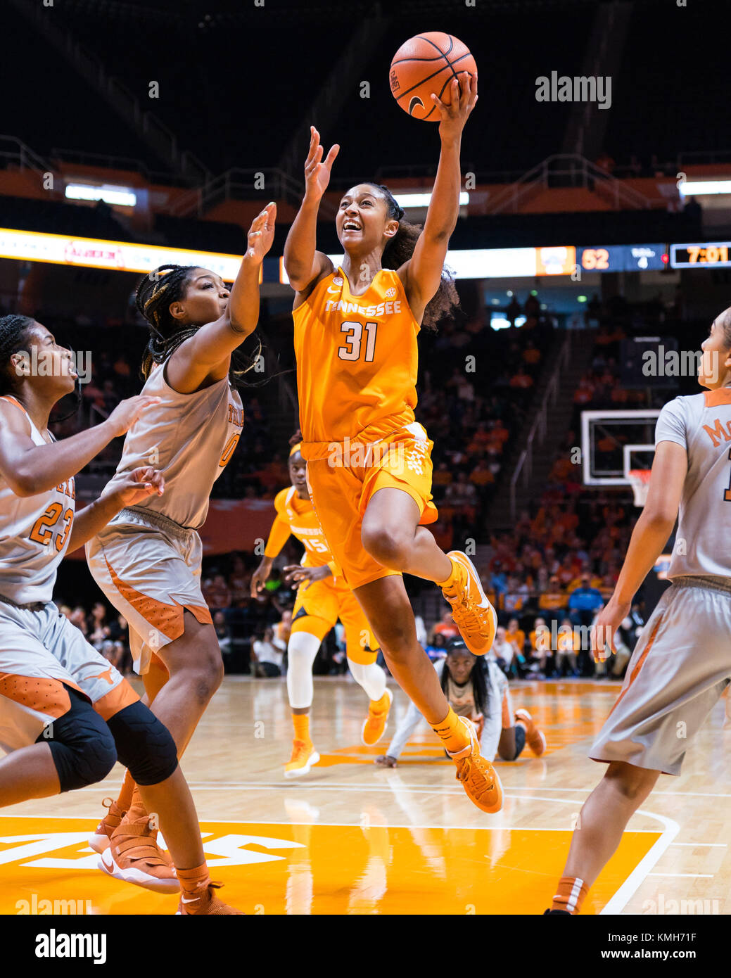 Knoxville, USA. 10th Dec, 2017. Jaime Nared #31 of the Tennessee Lady ...