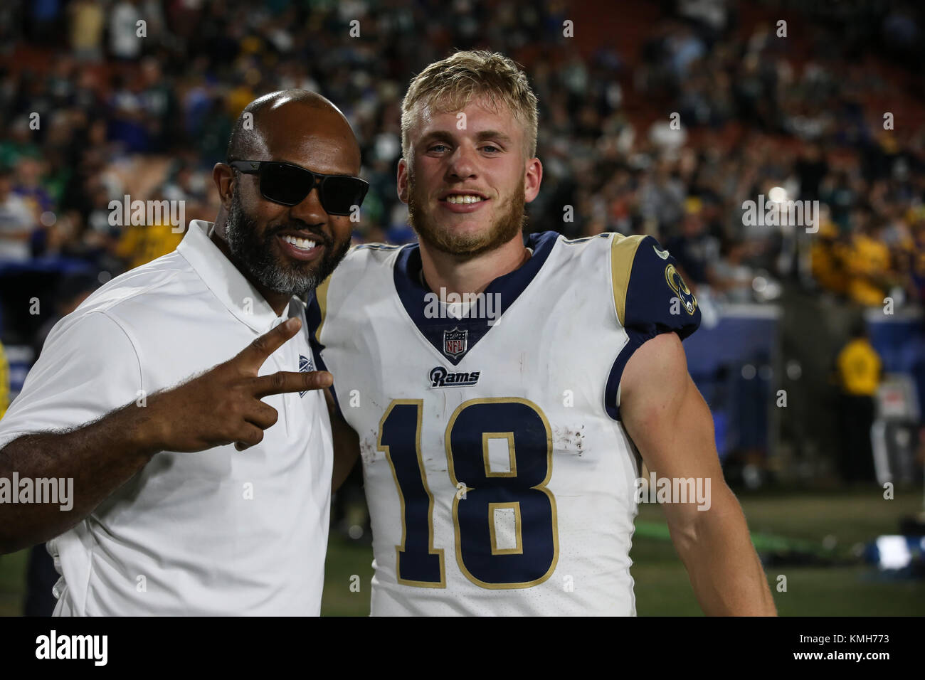 Los angeles rams wide receiver cooper kupp 18 hi-res stock photography ...
