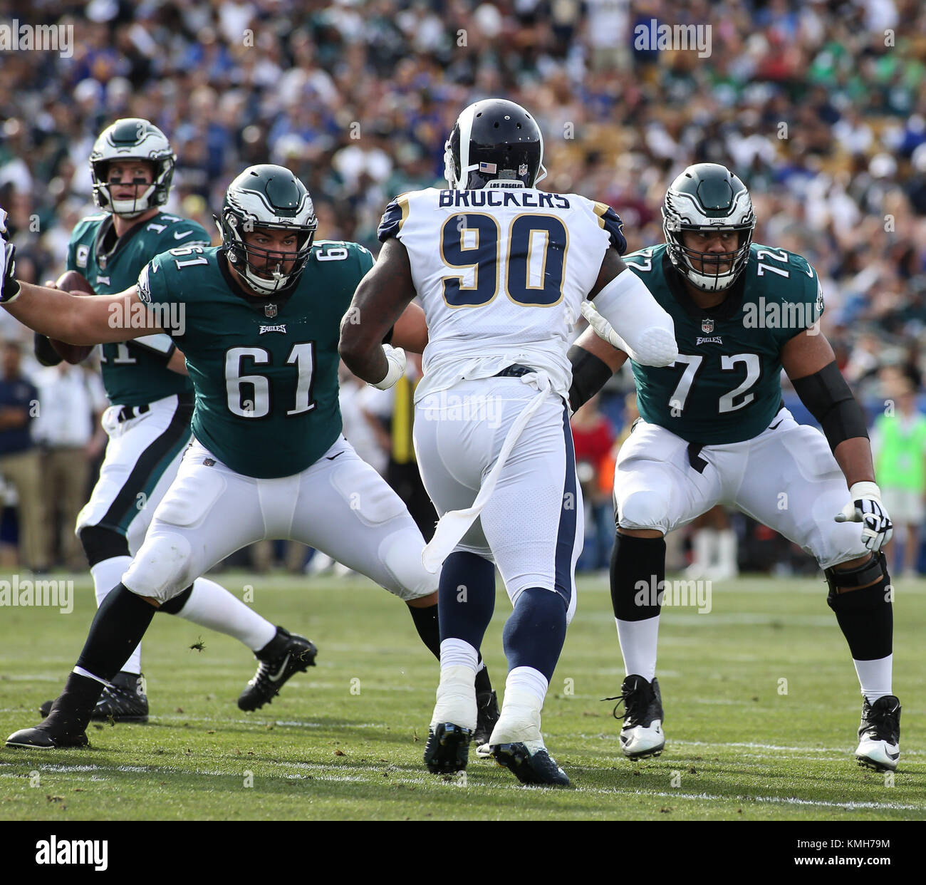 Los Angeles, CA, USA. 10th Dec, 2017. Philadelphia Eagles defensive end ...