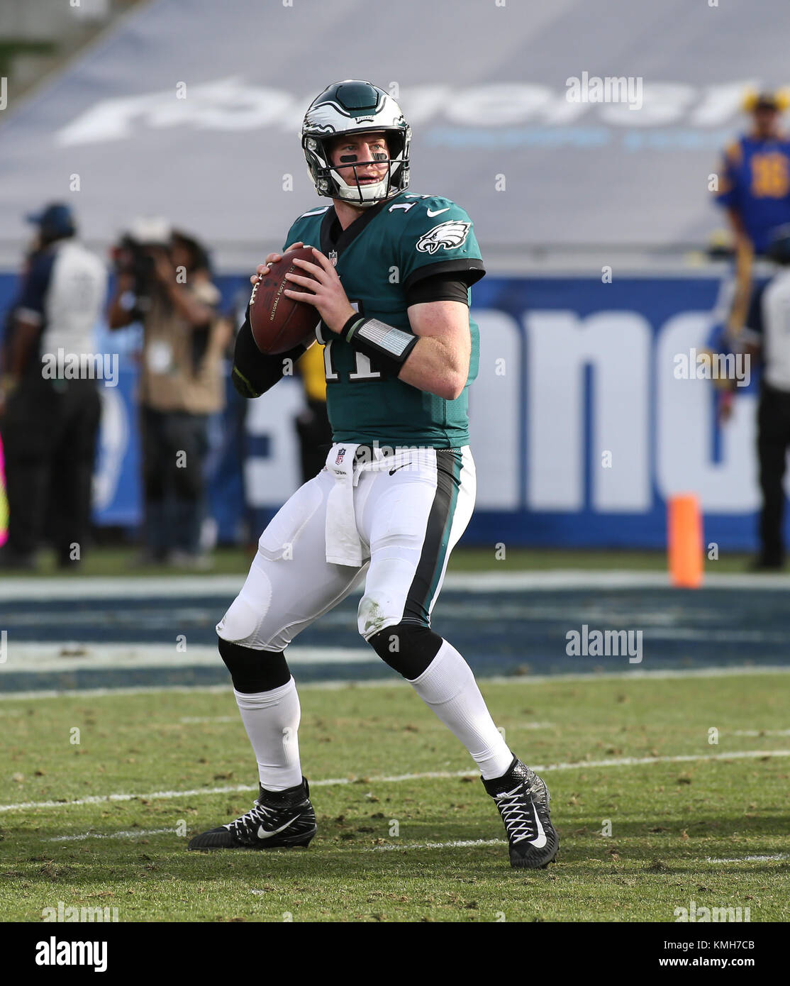 Los Angeles, CA, USA. 10th Dec, 2017. Philadelphia Eagles quarterback ...