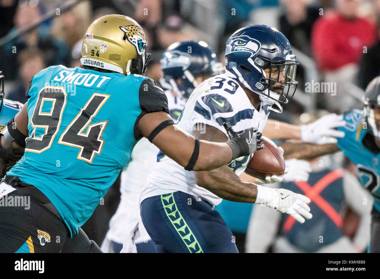 Jacksonville jaguars defensive end dawuane smoot 94 hi-res stock ...