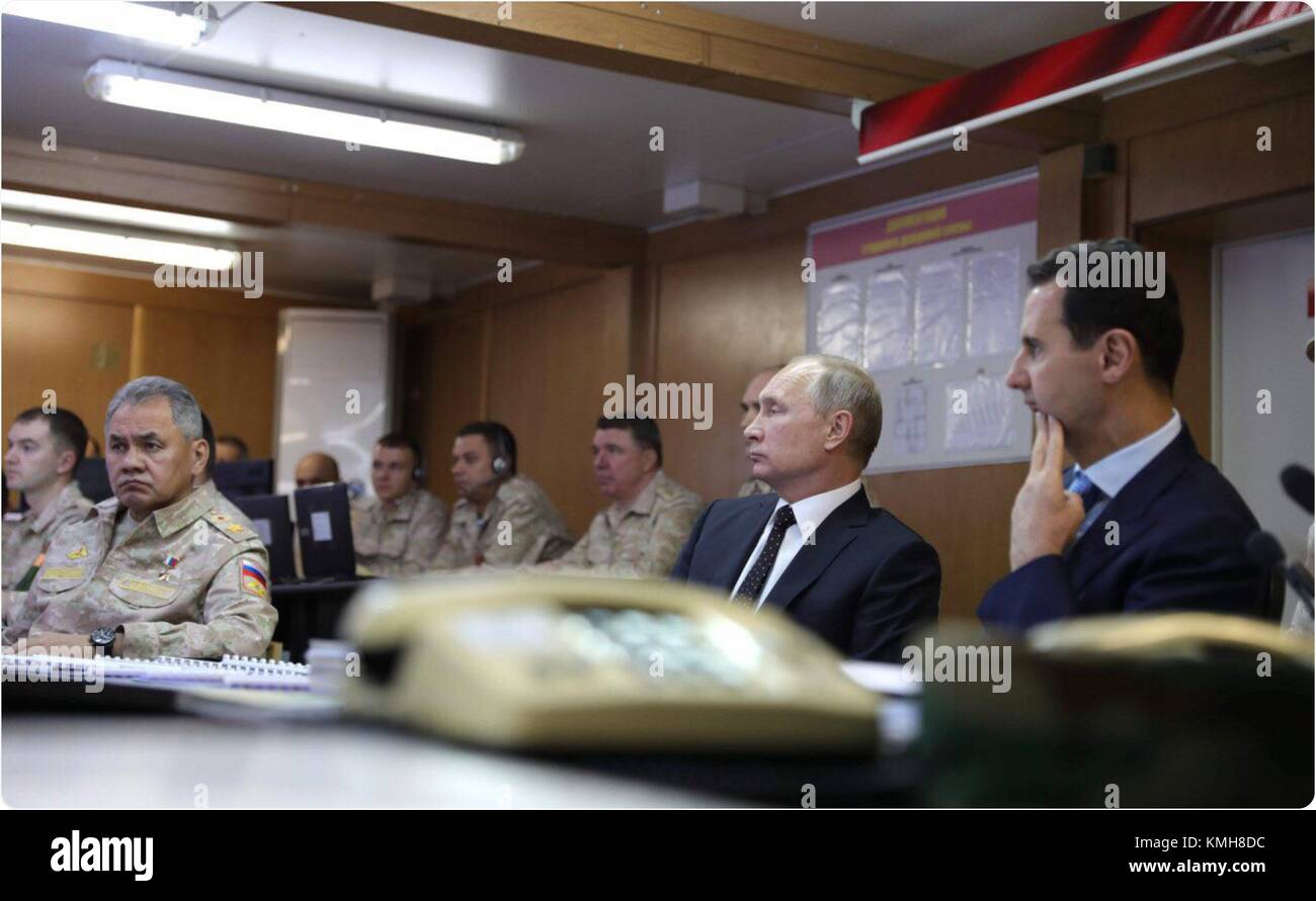 Vladimir putin bashar al assad hi-res stock photography and images - Alamy