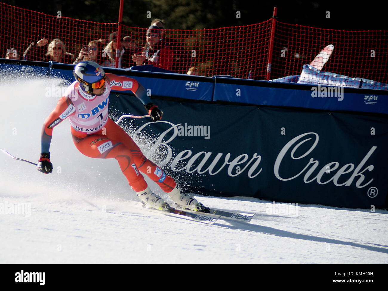 December 2, 2017: Norway's, Aksel Lund Svindal #1, enters the stadium ...