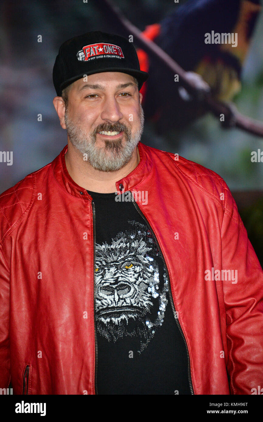 LOS ANGELES, CA. December 11, 2017: Joey Fatone of 'NSync at the Los ...