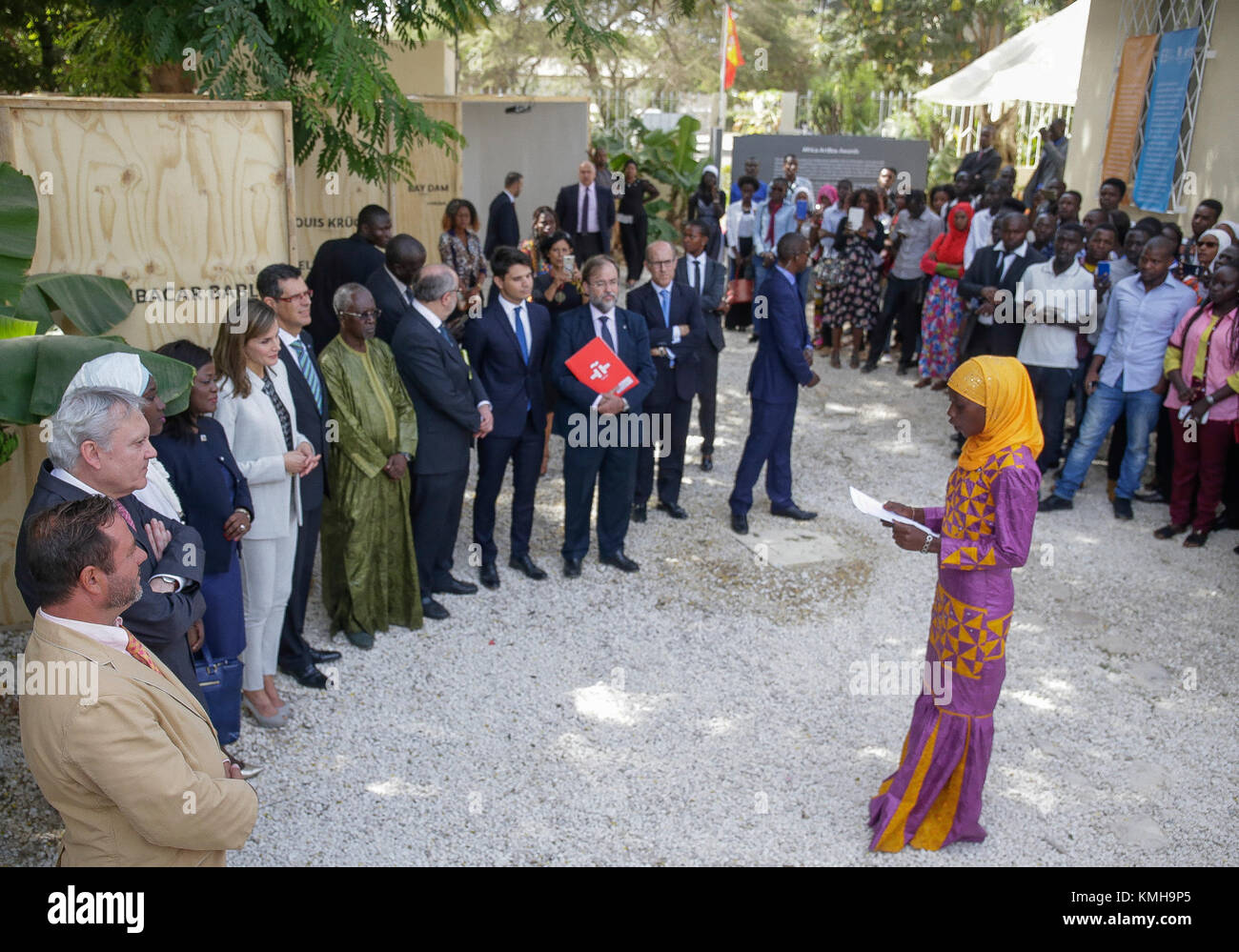 Dakar, Senegal. 12th Dec, 2017. Spanish Queen Letizia Ortiz visits ...