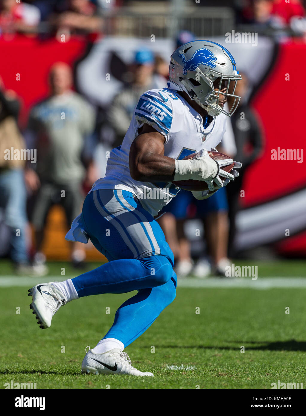 December 10, 2017 - Detroit Lions running back Theo Riddick (25) in ...