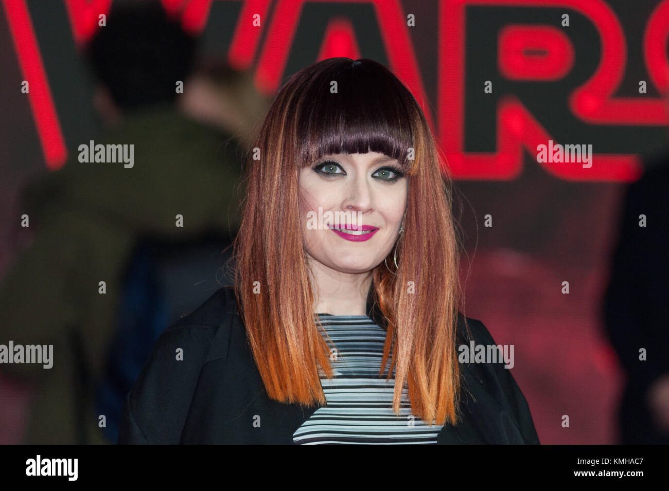 London, UK. 12th Dec, 2017. Ana Matronic arrives for the European film ...